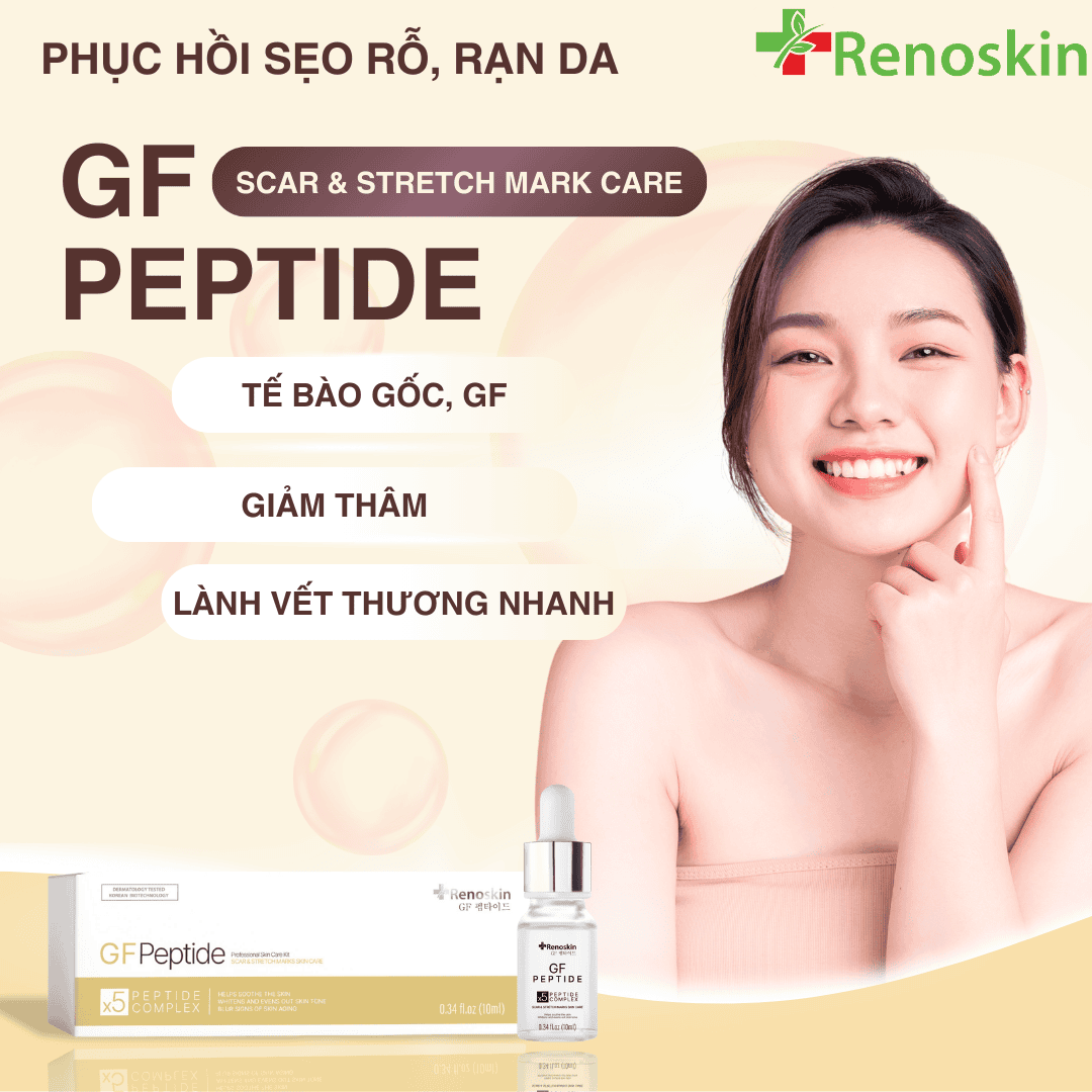Serum GF Peptide - Giải pháp hiệu quả trong điều trị sẹo và tái tạo da